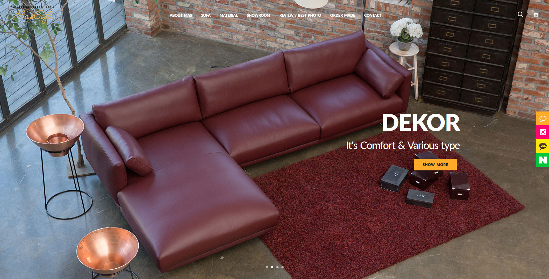 MAS SOFA – 에이메이크